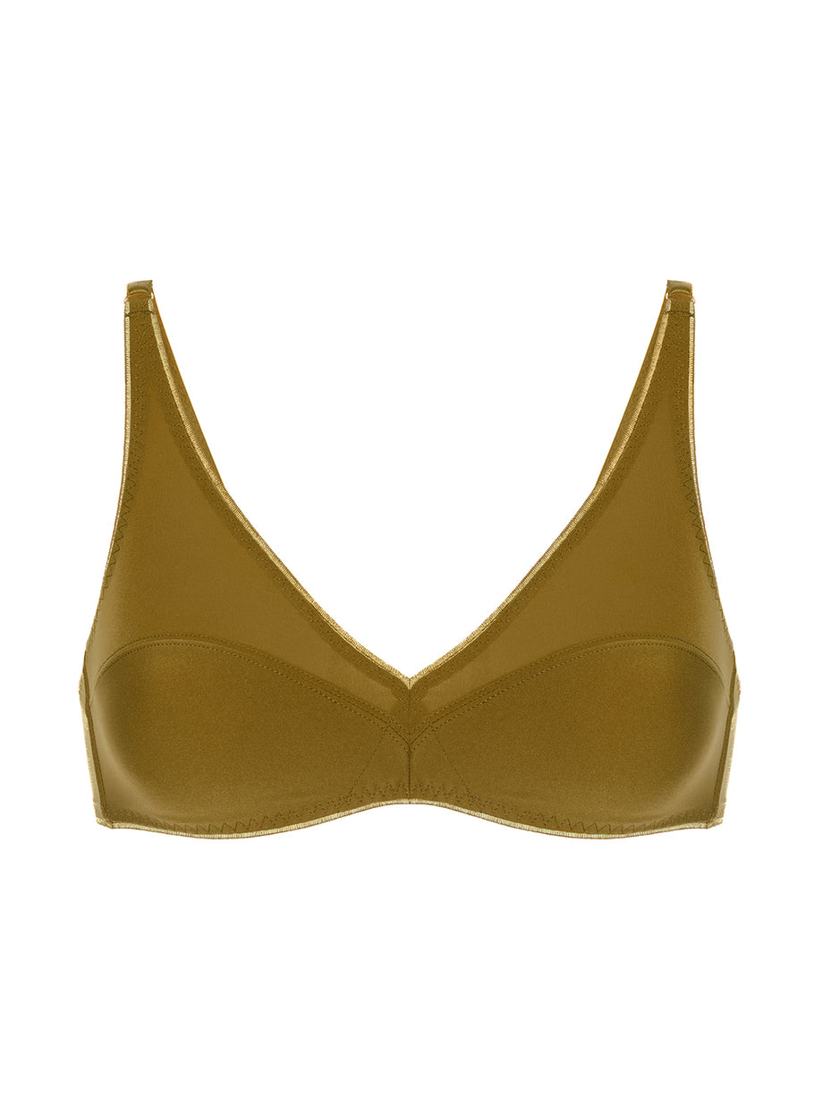 Soutien-gorge triangle - Bronze - Artifice - Simone Pérèle– Simone ...